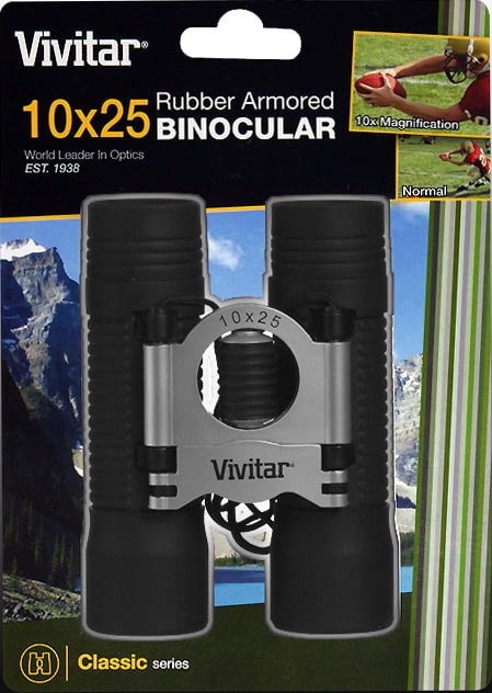 Vivitar Classic Series 10x25 Sports Binocular with Case and Strap VIV ...